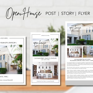 Open House + Just Listed Marketing Package - Etsy