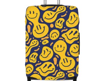 Smiley Face Luggage - Etsy