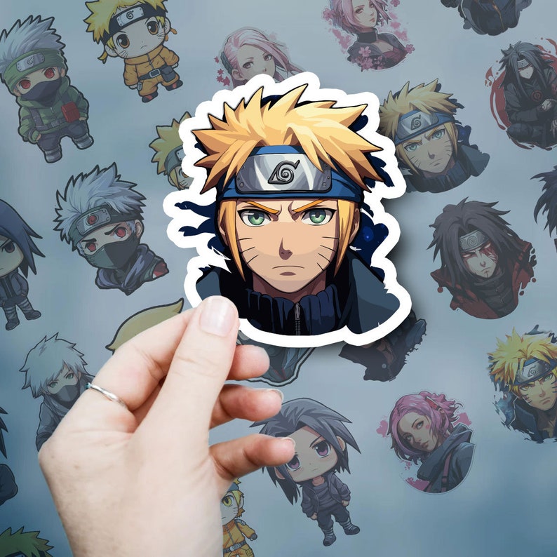 Naruto Shippuden Anime Sticker PNG Bundle 40 Naruto Cute - Etsy