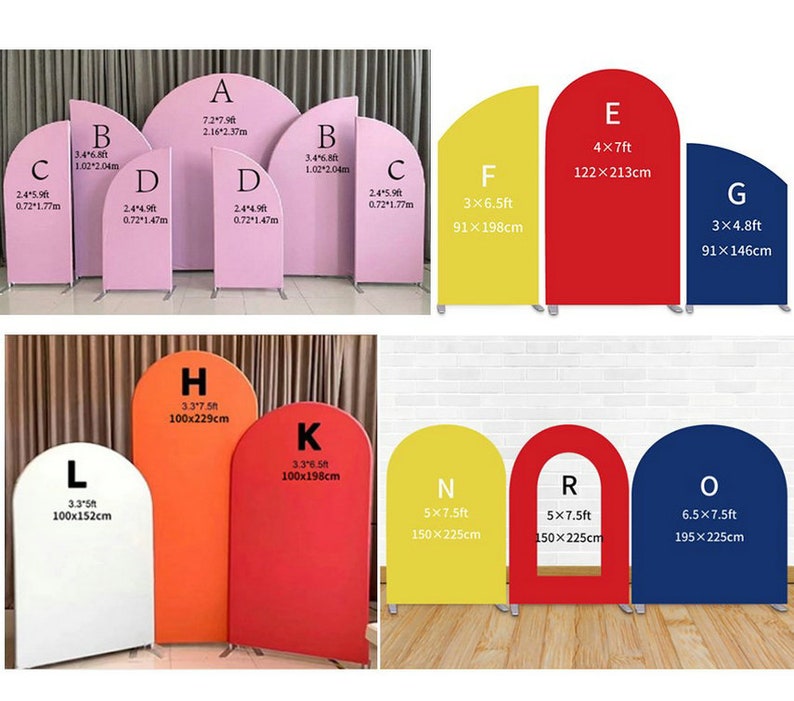 3pcs-20% OFF Custom Arch Backdrop Standbackdrop Cover. Arched - Etsy