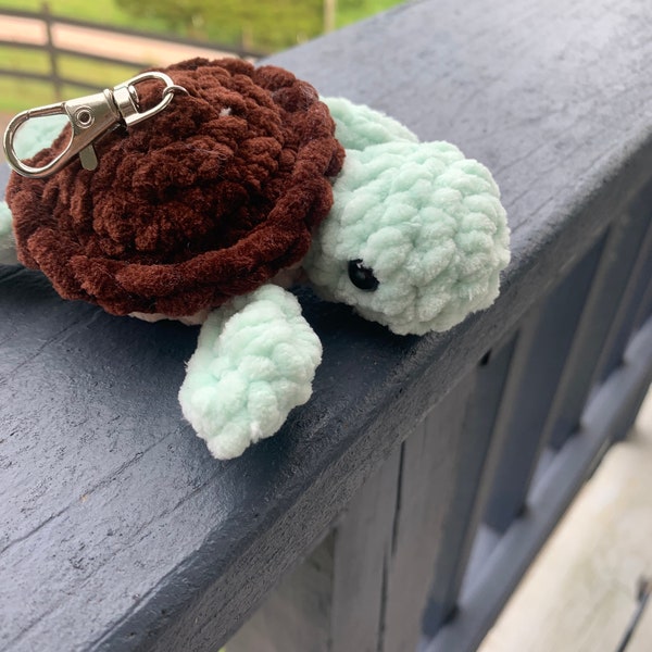 Turtle Keychain - Etsy