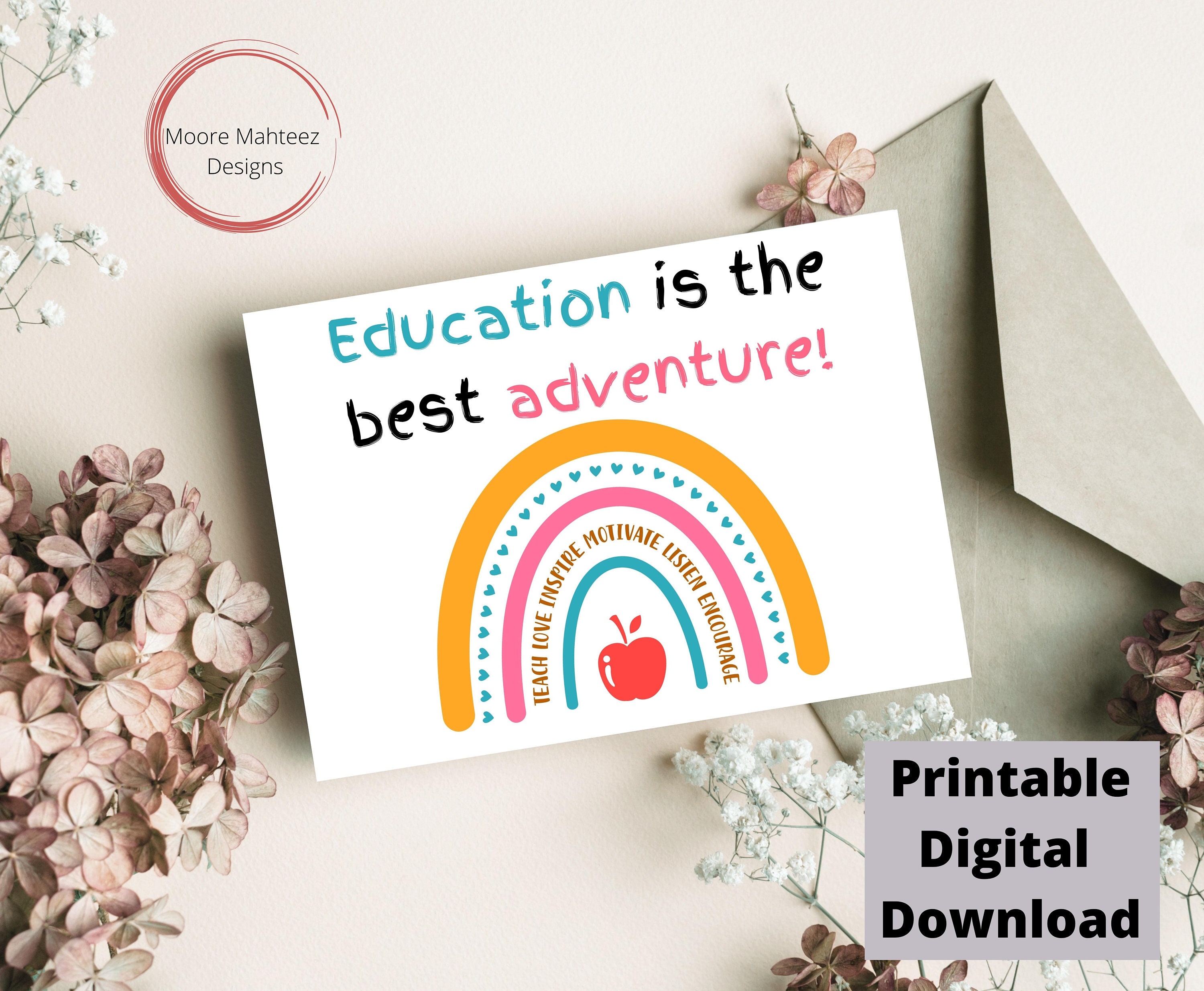 Printable Greeting Card | Back to School Card | Card for Student | Card ...
