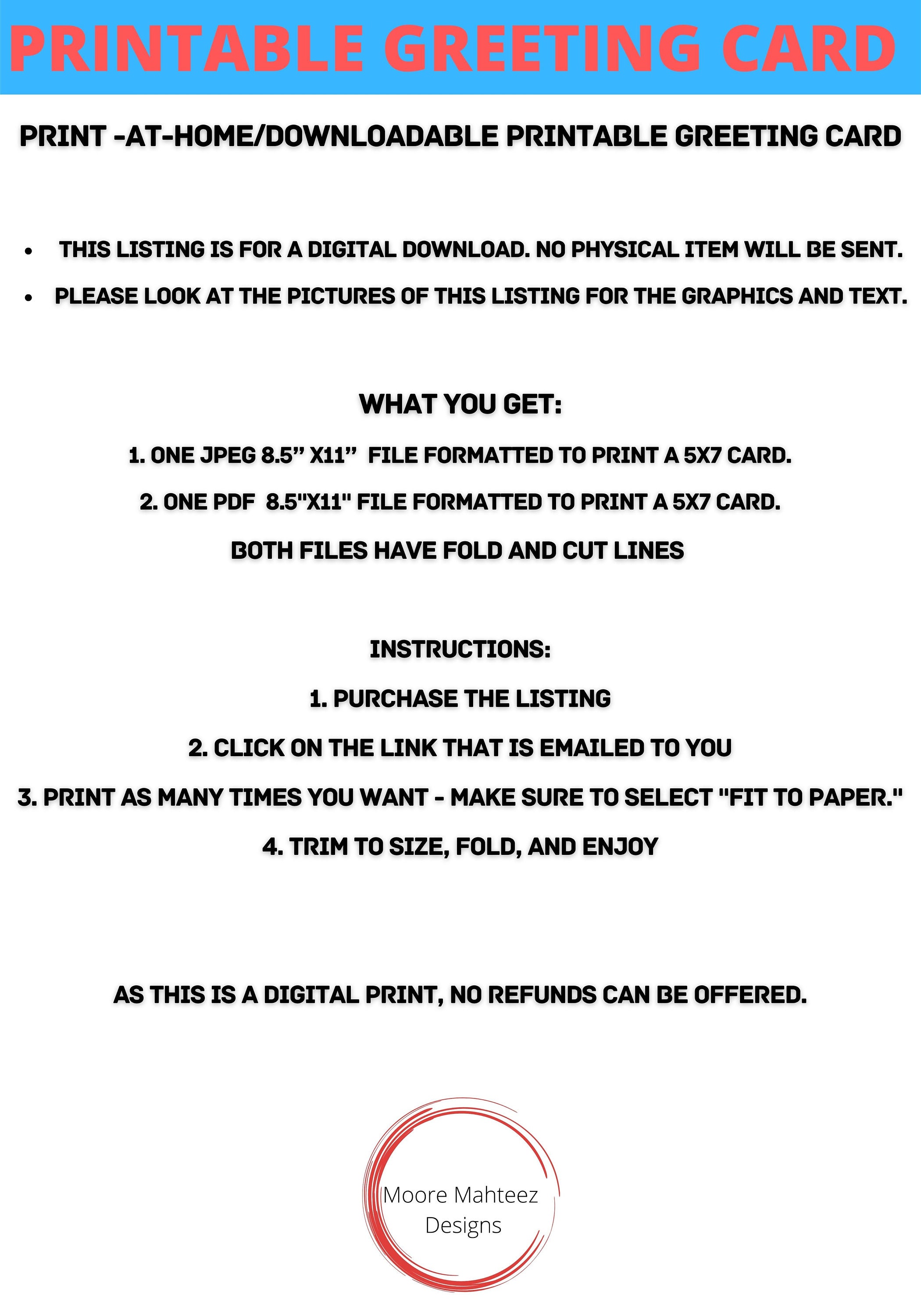 Printable Greeting Card Llamaste Print at Home Blank Inside Last Minute ...