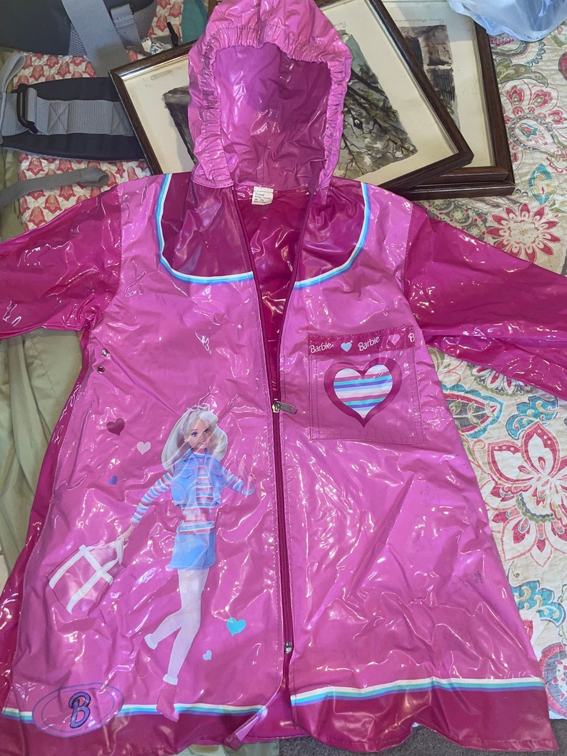Vintage 2000 Barbie Raincoat - Etsy
