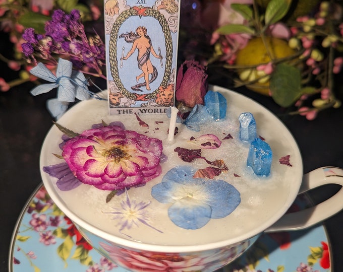 Tarot Afternoon Tea the World Card - Etsy