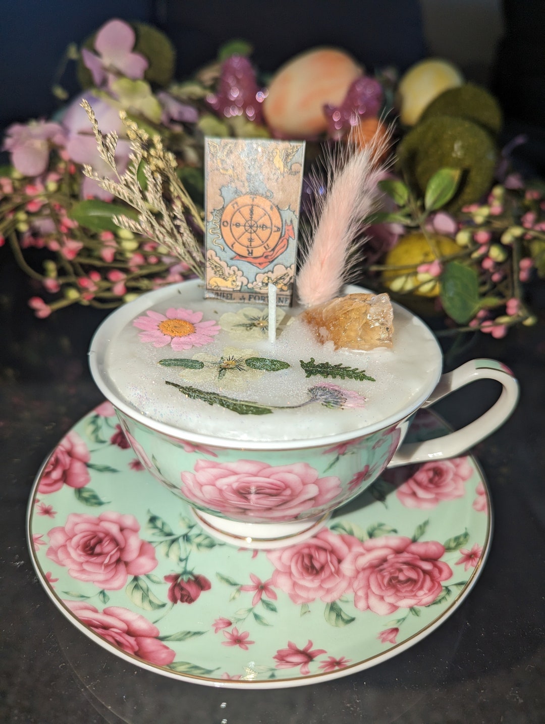 Tarot Afternoon Tea the Wheel of Fortune - Etsy