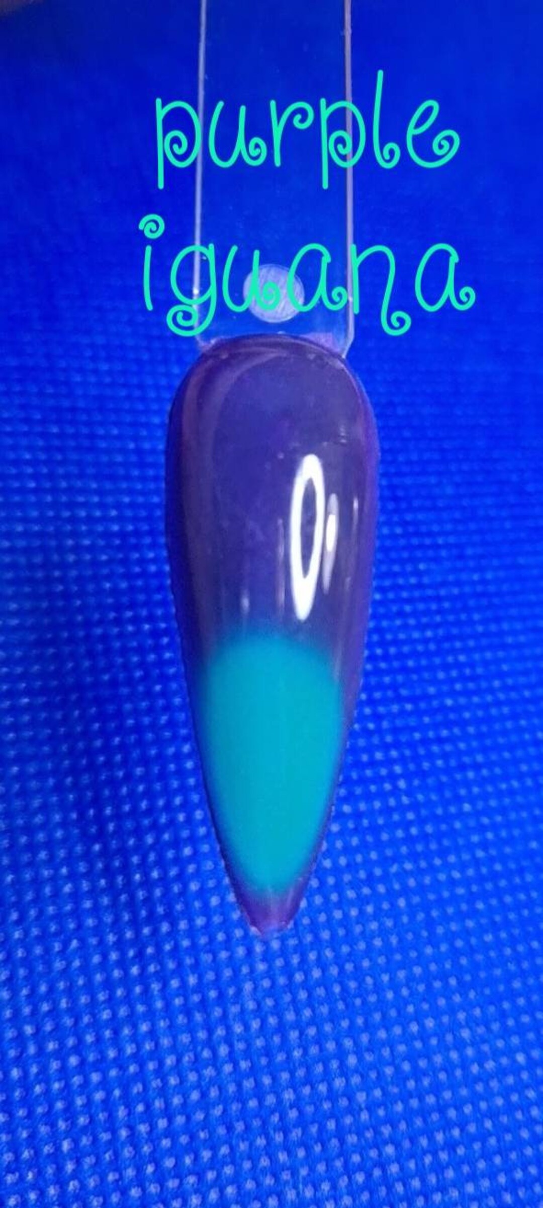 Purple Iguana, Triple Thermal Color Changing Dip Powder - Etsy