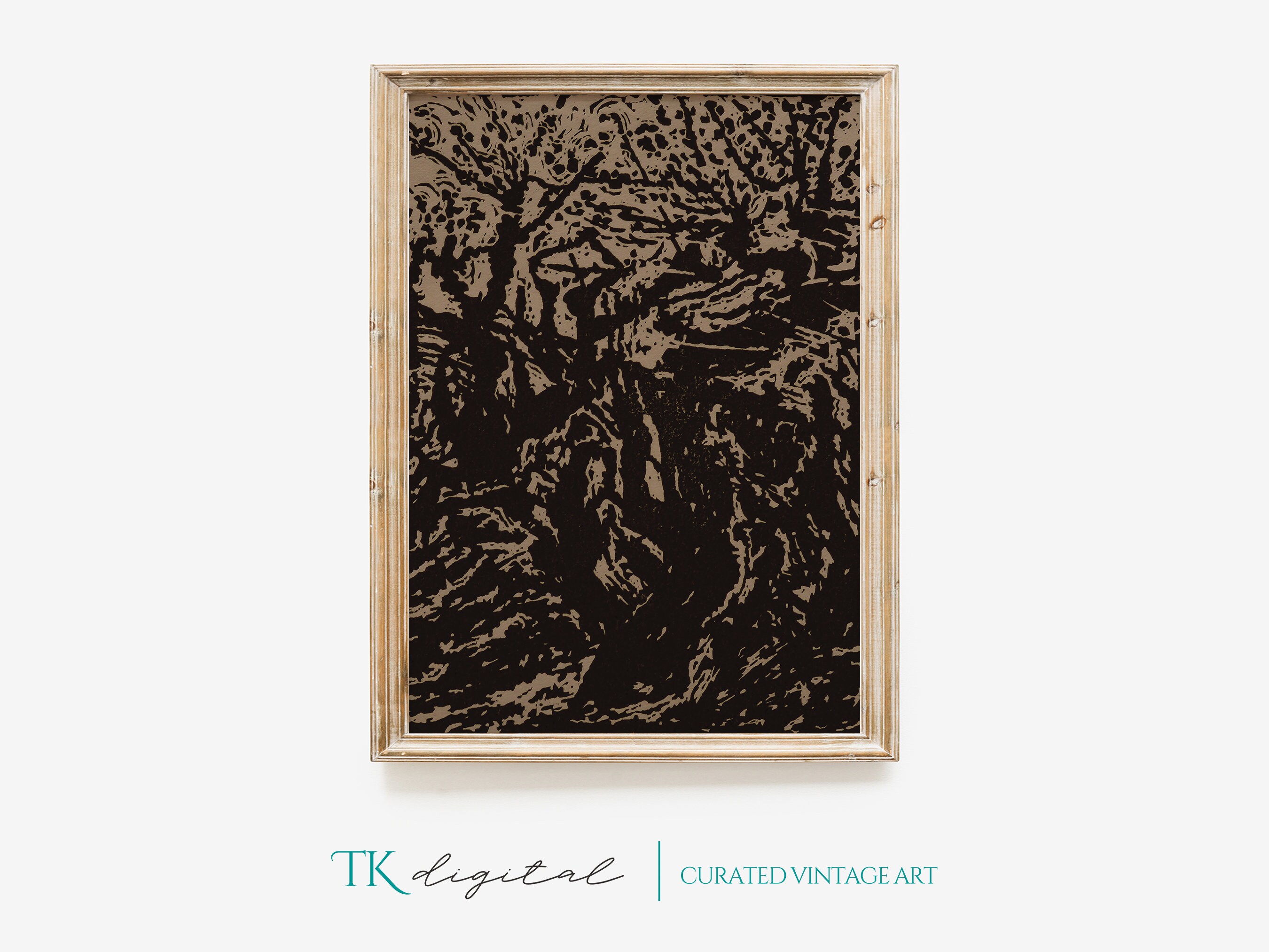 Moody Forest Drawing Vintage Printable Art Antique Printable Art ...