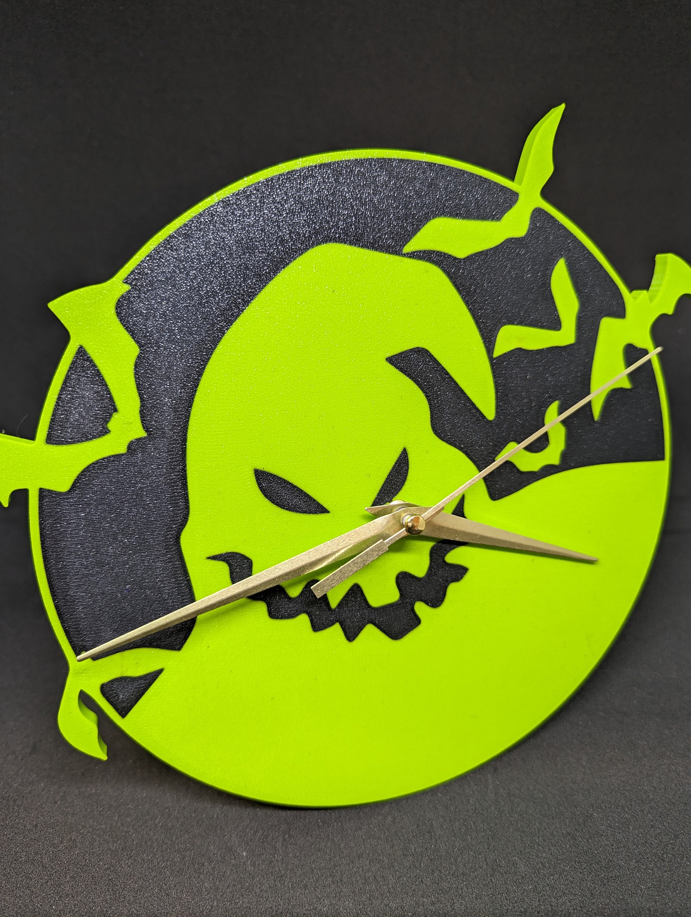 Oogie Boogie 3D Printed Clock: Nightmare Before Christmas Decor - Etsy
