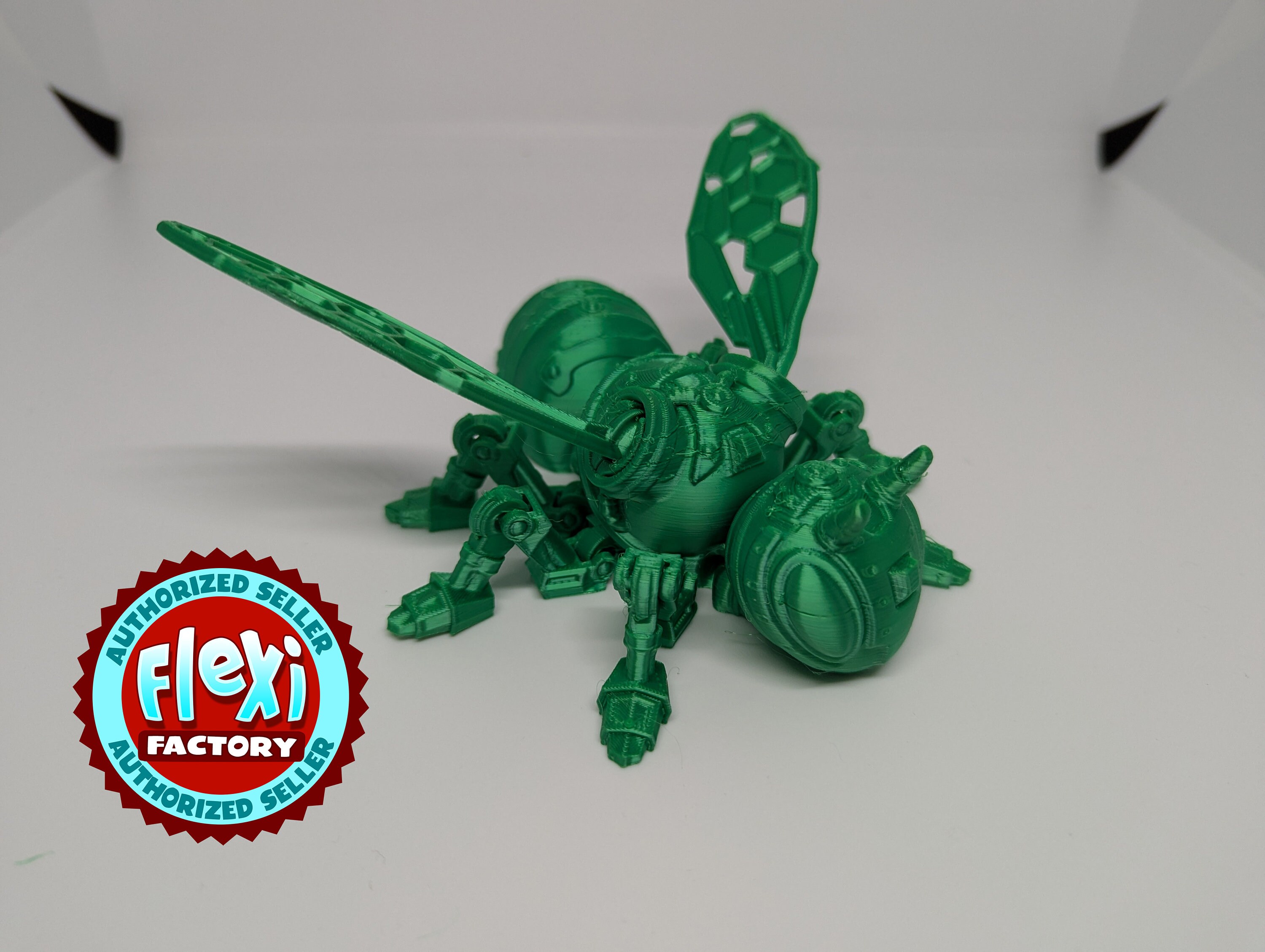 Flexi Factory Articulated Cyber Bee 3D Printed Articulated Fidget Toy ...