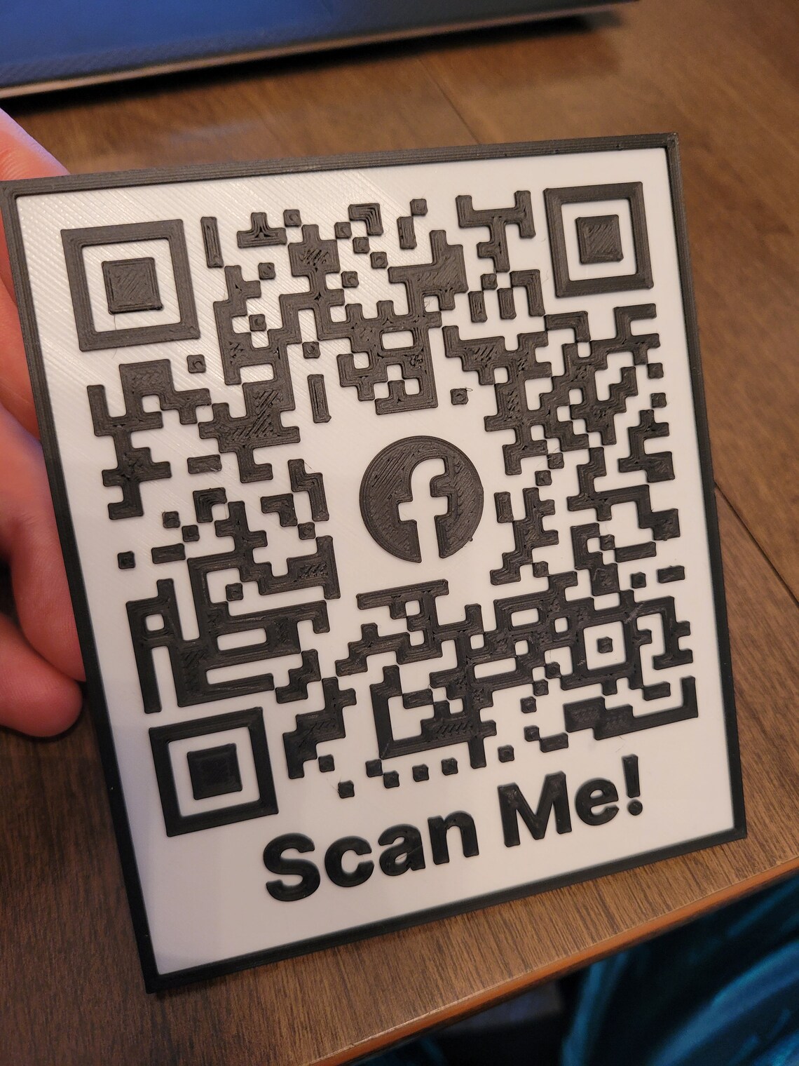 Custom 3D Printed QR Code - Etsy
