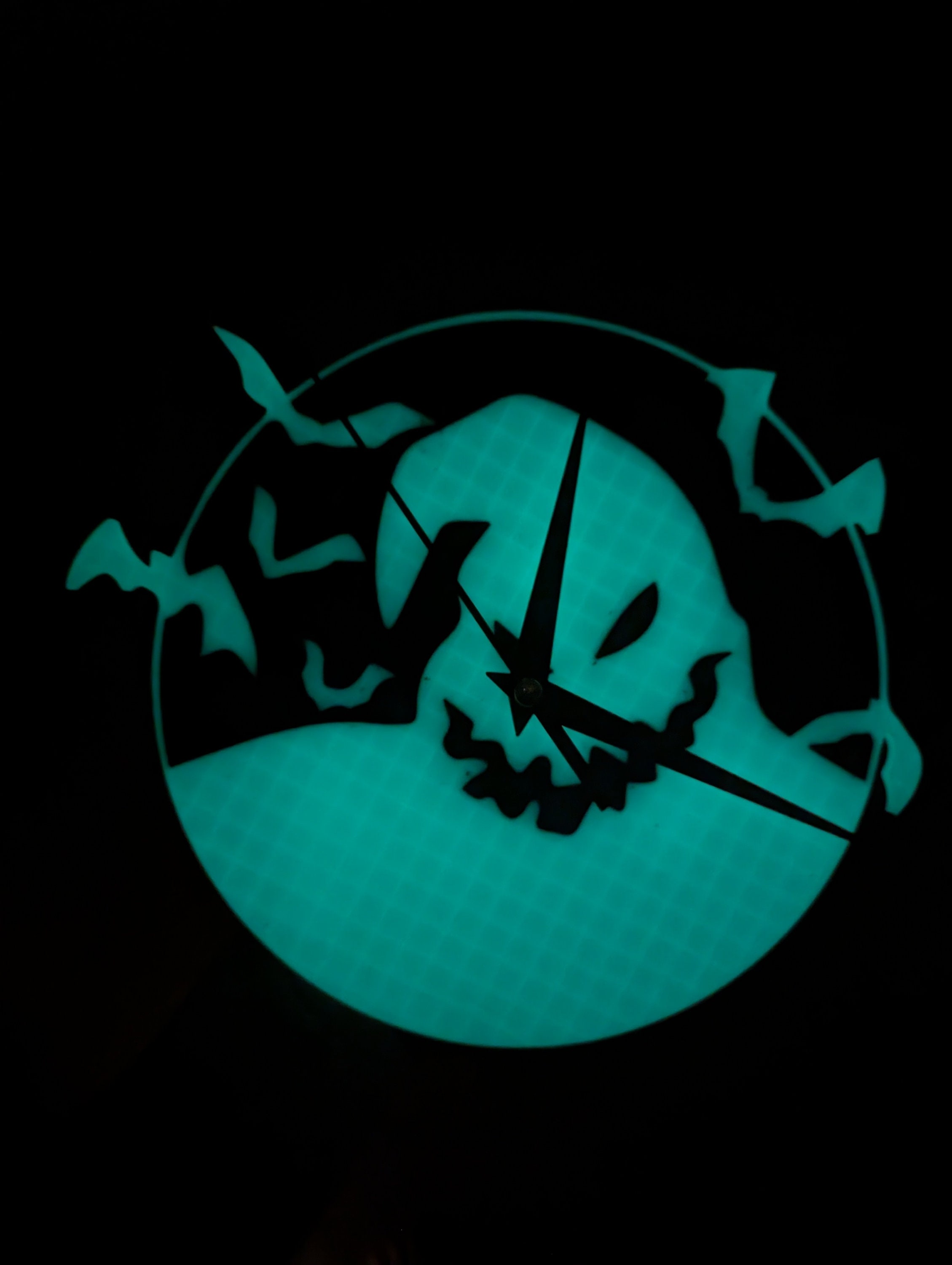 Oogie Boogie 3D Printed Clock: Nightmare Before Christmas Decor - Etsy