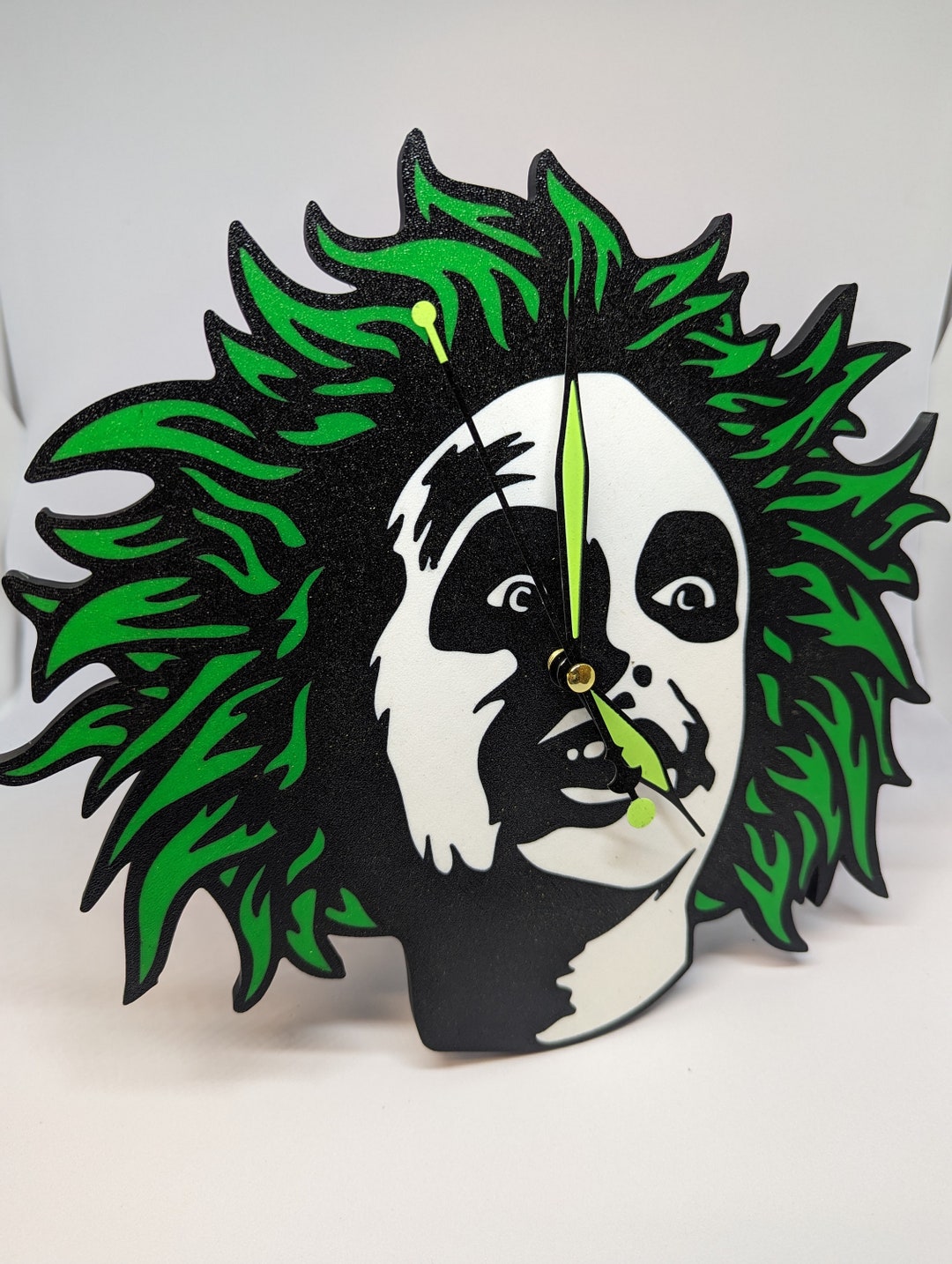 Beetlejuice 3D Printed Clock | Halloween | Tim Burton Michael Keaton - Etsy