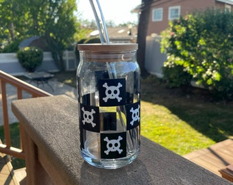 Skull Soda Can Glass - Etsy