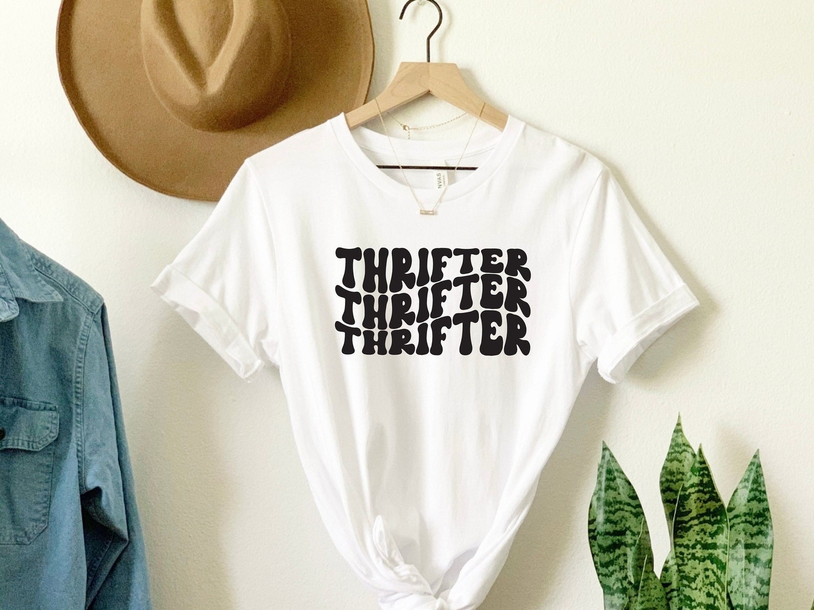 Thrifter SVG Wavy Font SVG Files for Cricut I Love Thrifting SVG Thrift ...