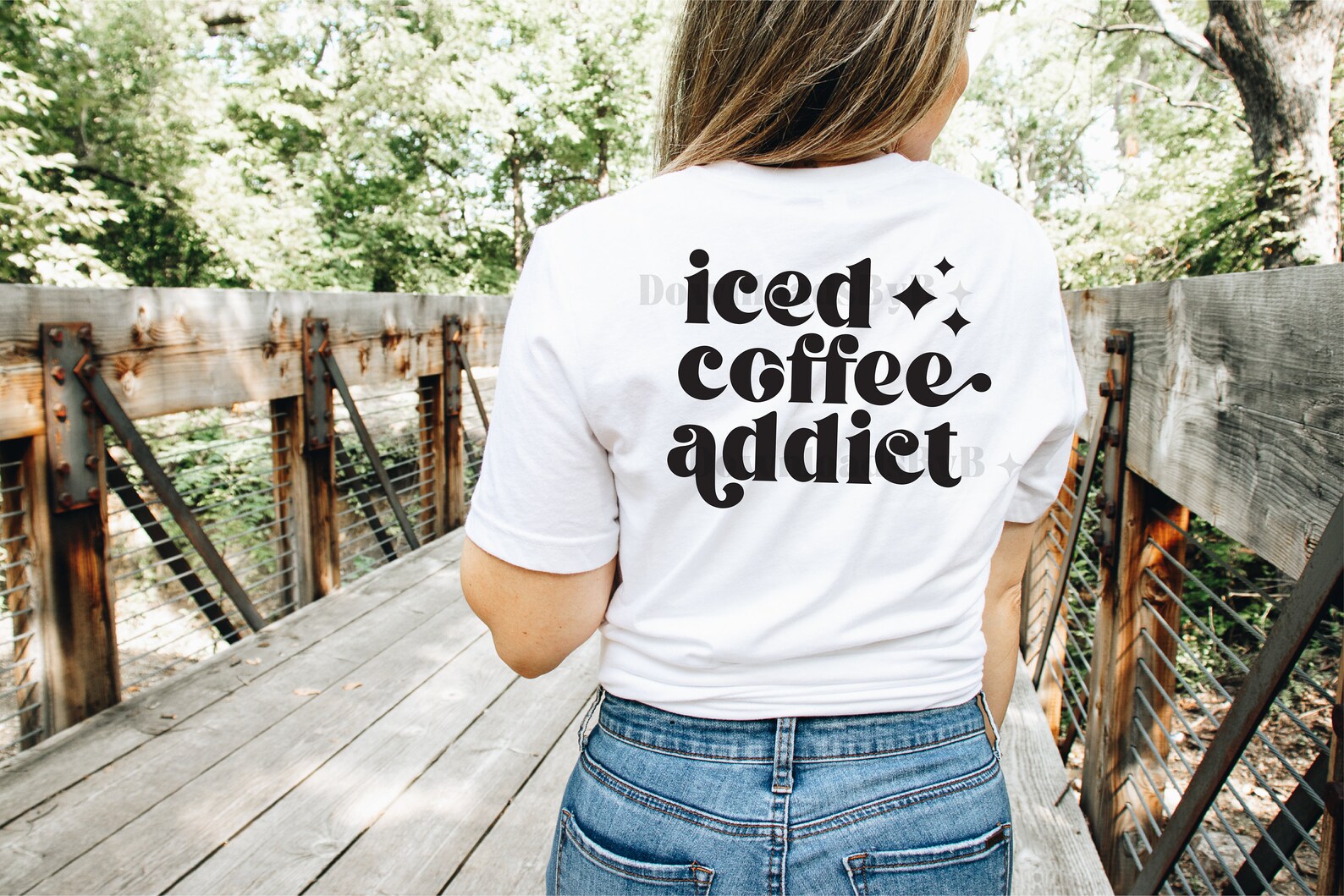 Iced Coffee Addict SVG Files for Cricut Iced Coffee PNG Glass Coffee ...