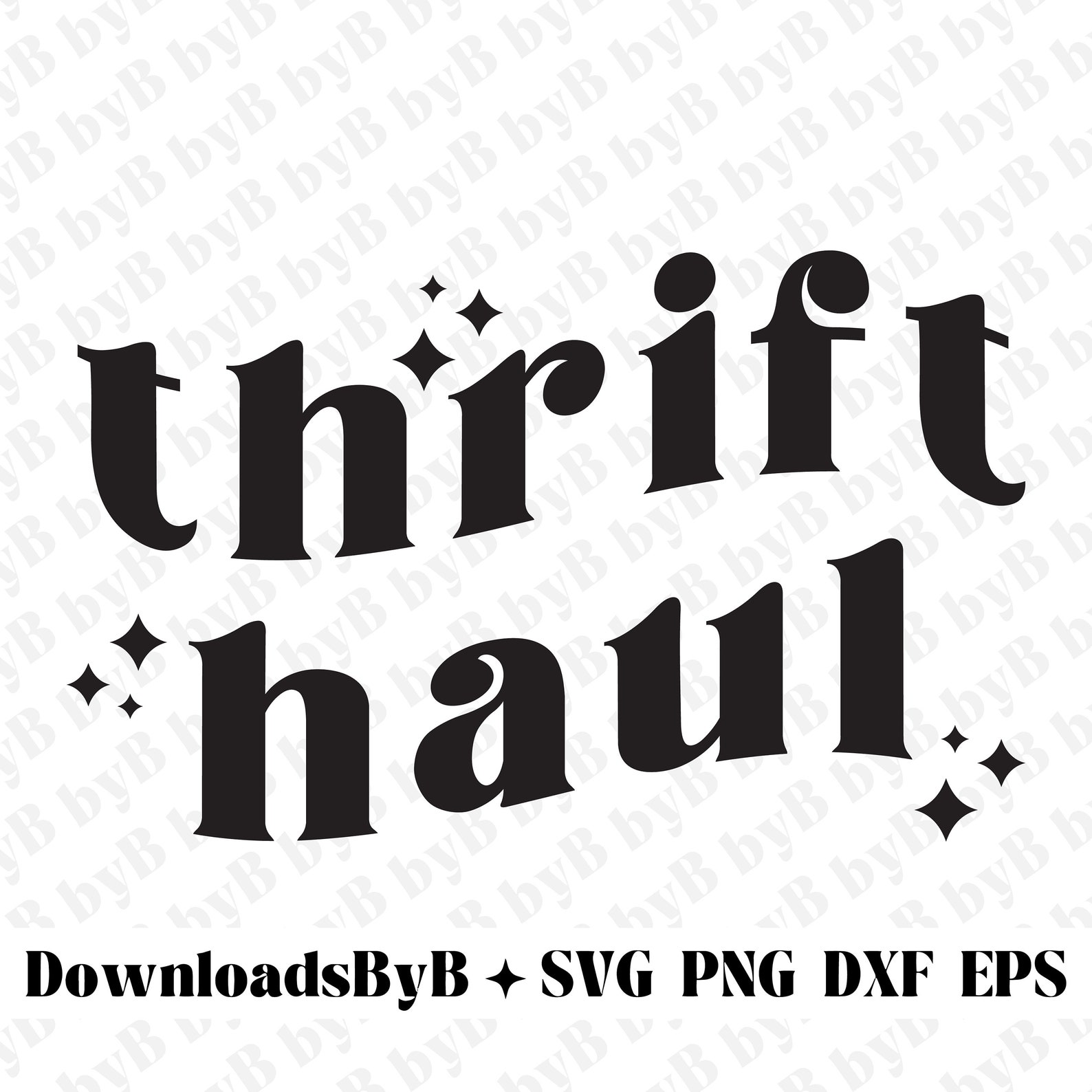 Thrift Haul SVG Files for Cricut Tote Bag SVG I Love Thrifting SVG ...