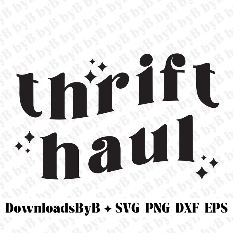Thrift Haul SVG Files for Cricut Tote Bag SVG I Love Thrifting SVG ...