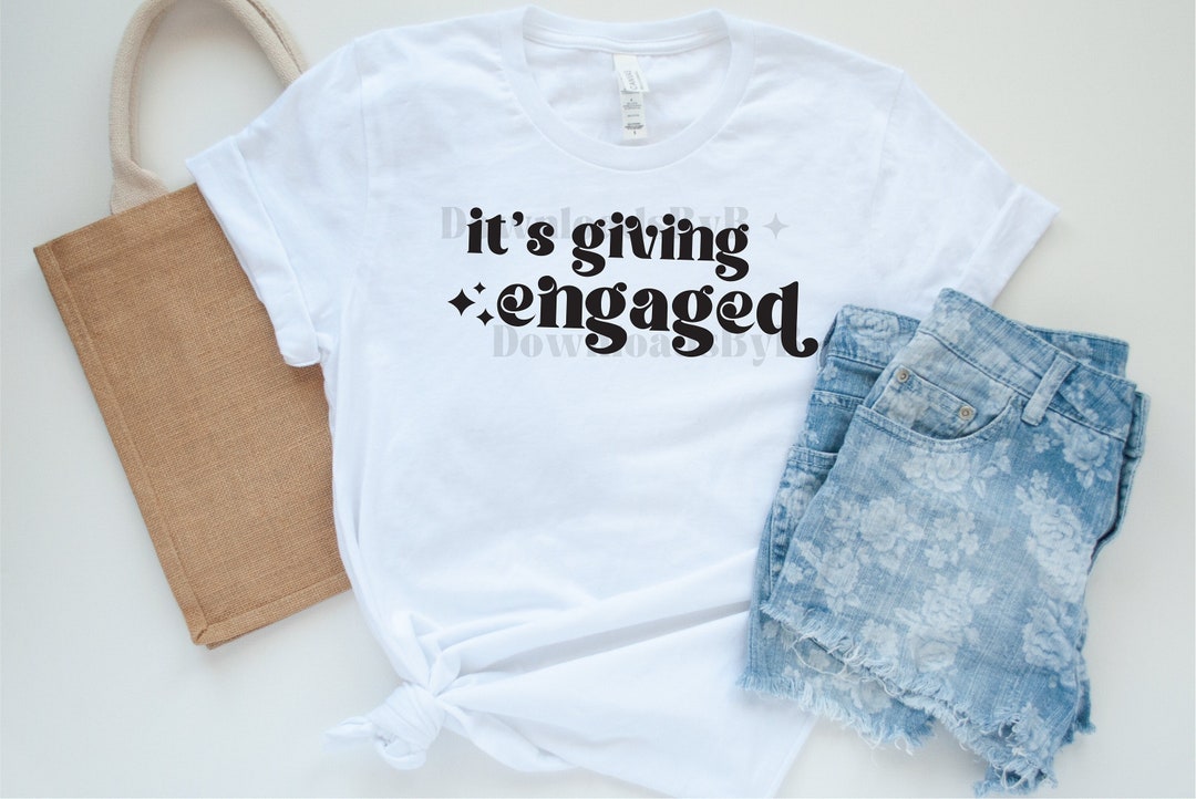 Its Giving Engaged SVG Files for Cricut Newlywed SVG Bride SVG ...