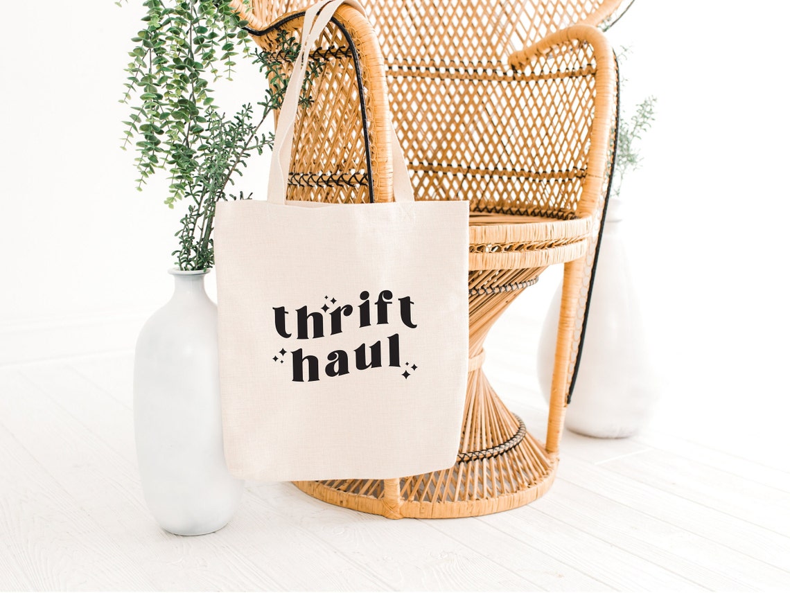 Thrift Haul SVG Files for Cricut Tote Bag SVG I Love Thrifting SVG ...