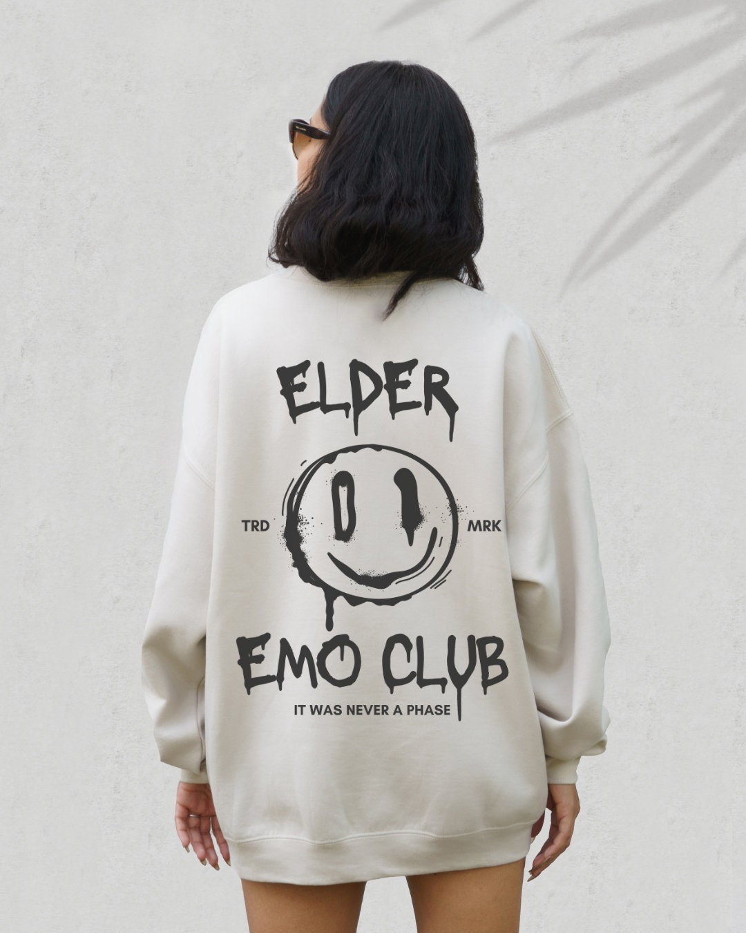 Elder Emo Punk Rock Sweatshirt Punk Mom, Pop Punk Emo Girl Gift, Emo ...