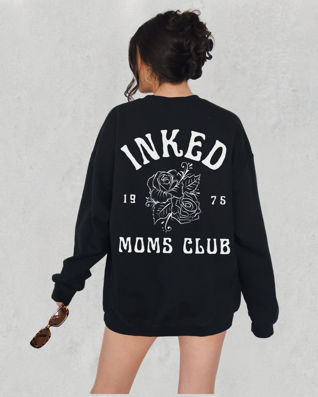 Tattooed Mom Sweatshirt, Tattoo Mama, Tattoo Sweater for Mom, New Mom ...
