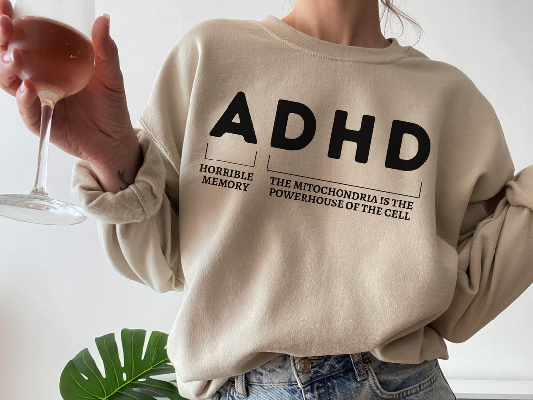 ADHD Sweatshirt, Mental Health Sweatshirt, ADHD Gifts, ADHD Shirt ...