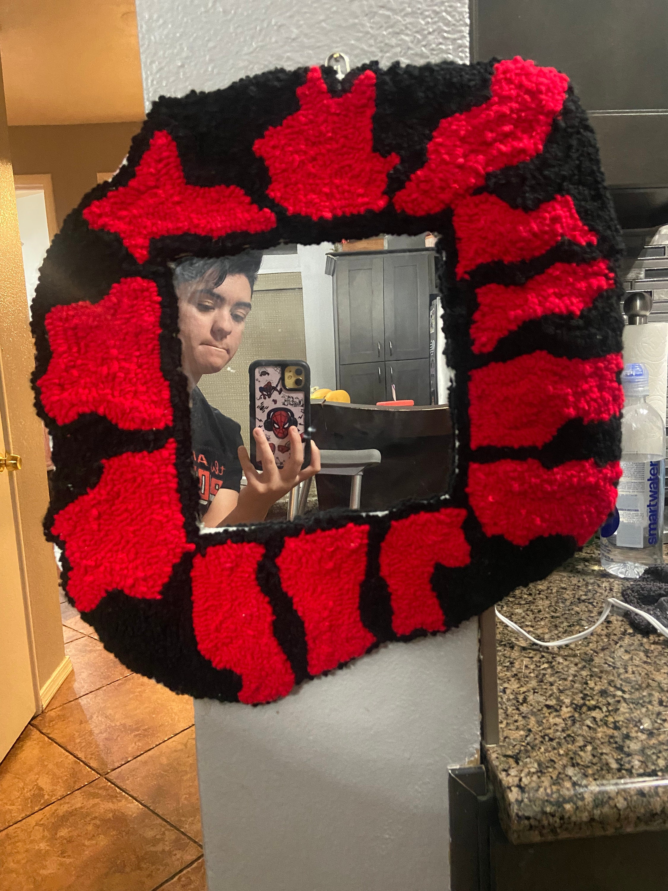 Stranger Things Inspired Rug Mirror - Etsy