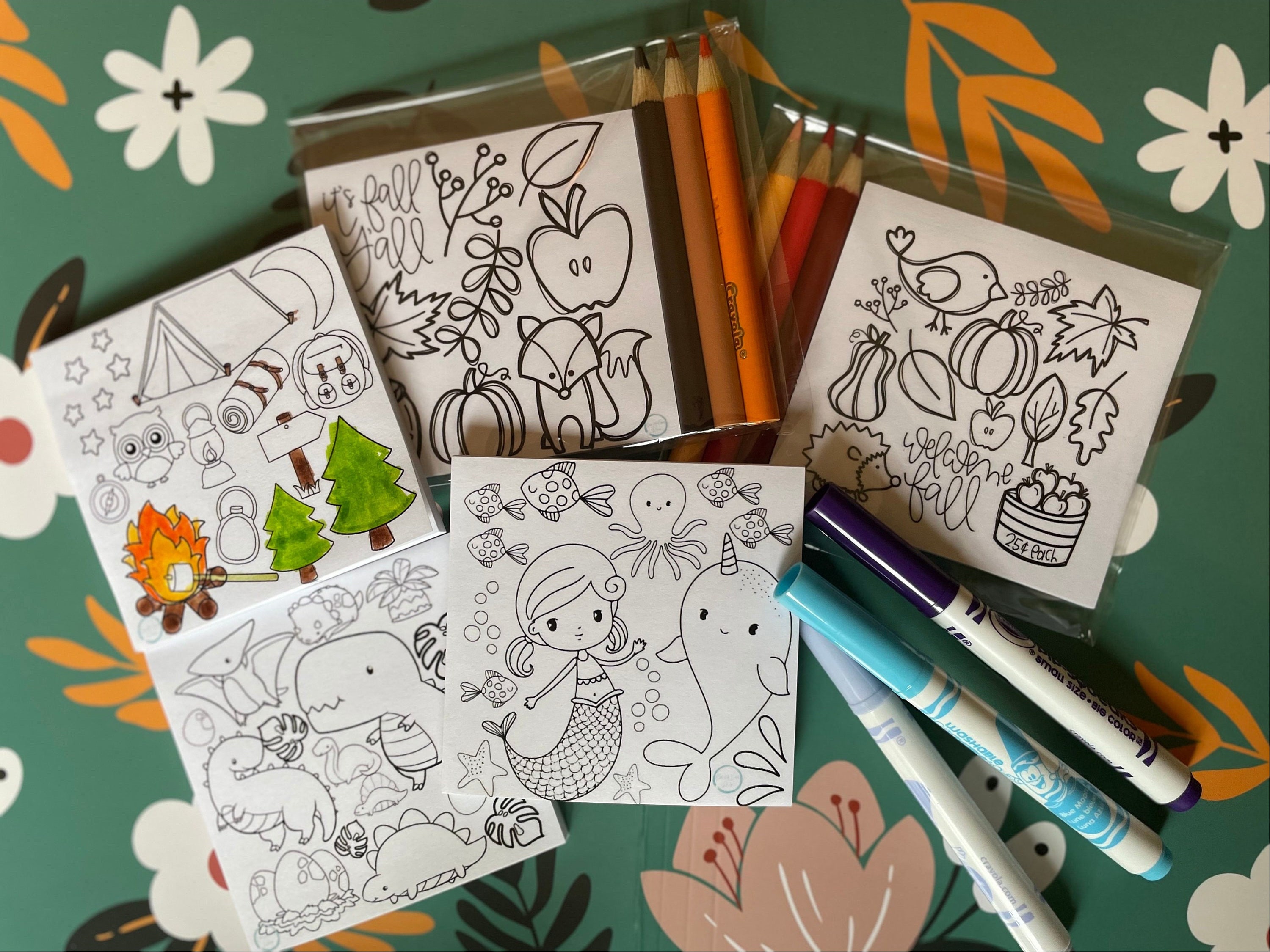 Coloring Post-it® Sticky Notes All Designs - Etsy