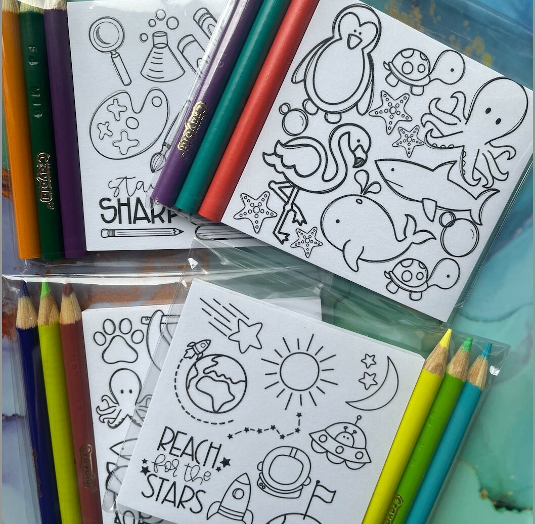 Coloring Post-it® Sticky Notes All Designs - Etsy