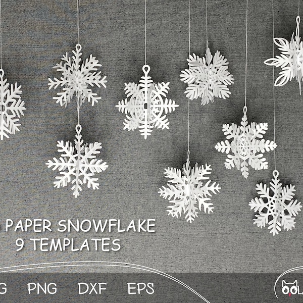 Paper Snowflakes - Etsy