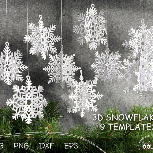 Scandinavian Snowflake SVG Snowflake Cut File Christmas Sign - Etsy