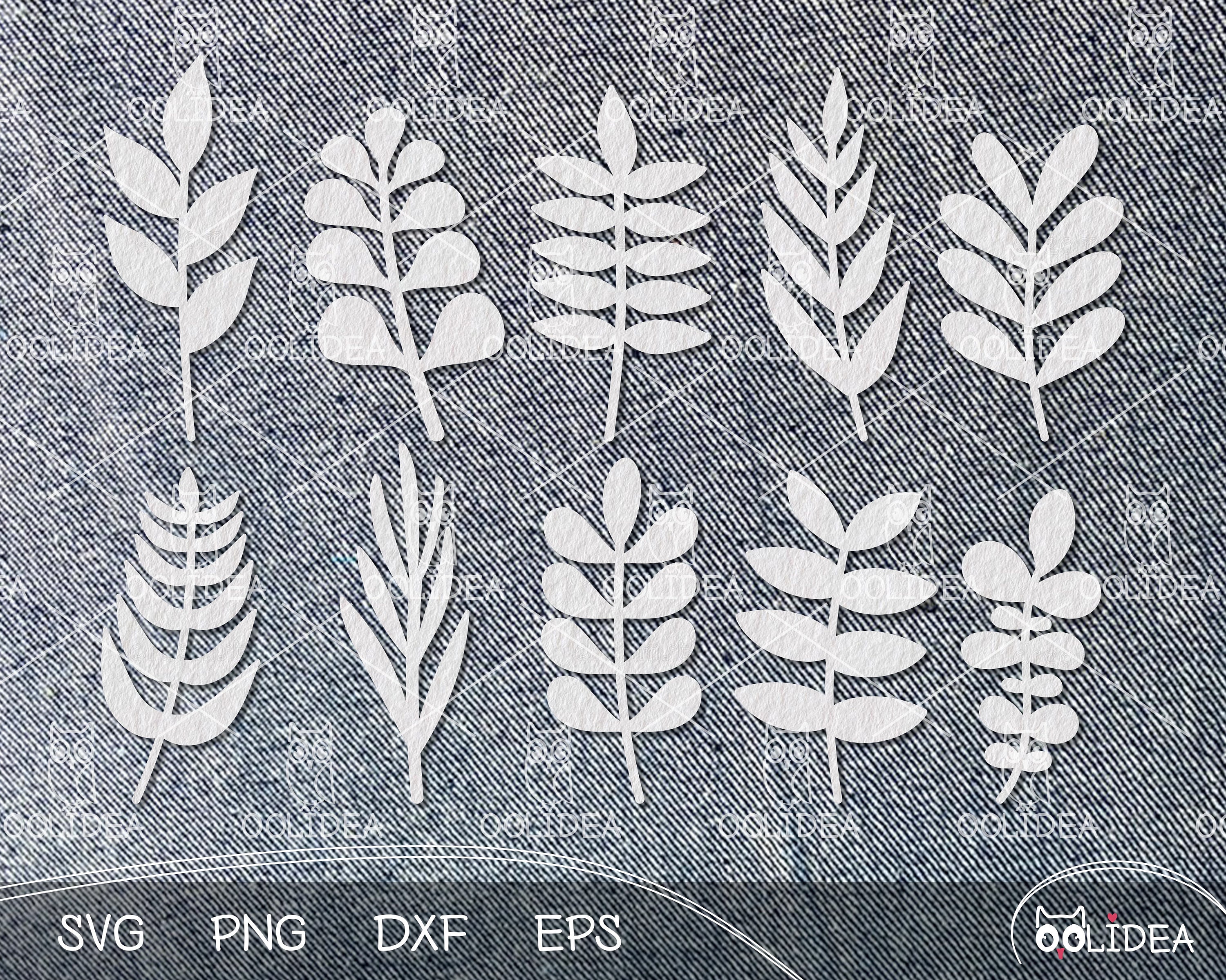 10 hojas SVG bundle 5 / Hojas de papel SVG / Hojas de otoño - Etsy México