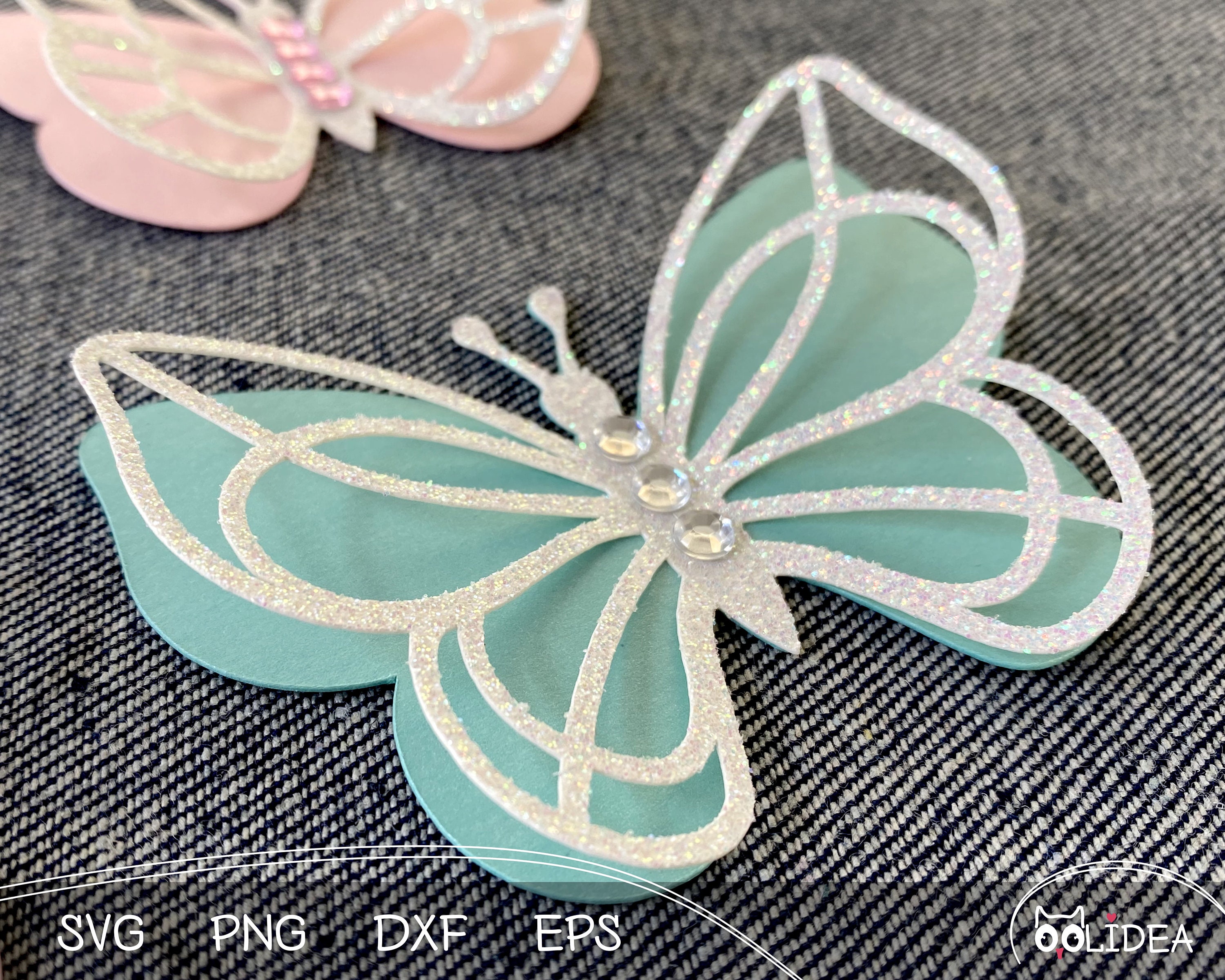 3D Butterfly SVG Bundle 6 Layered Butterflies SVG Paper - Etsy Canada