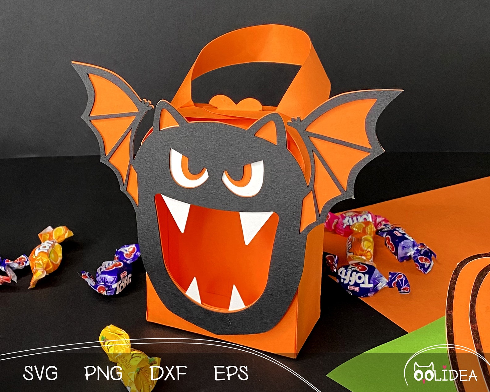 Halloween Treat Bag SVG Bundle Halloween Candy Box SVG - Etsy