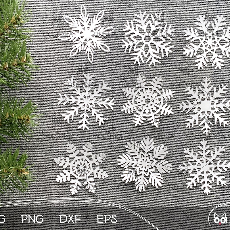 Schneeflocke svg - Etsy.de