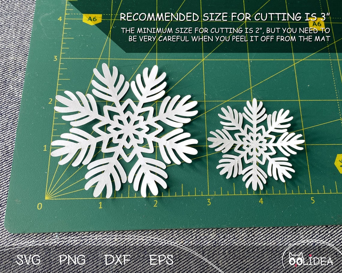 Snowflake SVG Bundle 1 9 Paper Snowflakes SVG Template - Etsy