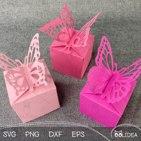 Butterfly Favor Box - Etsy UK