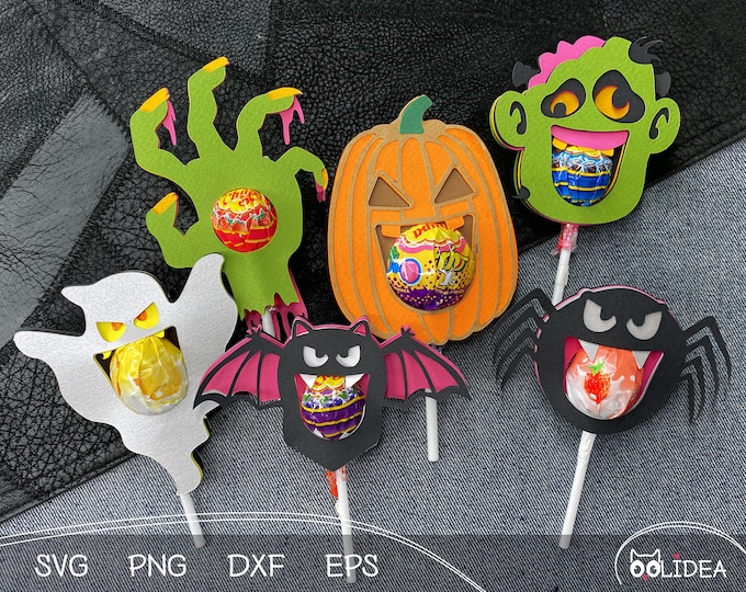 Haunted Skeleton Lollipops 6-piece Set by I Want Candy - Etsy