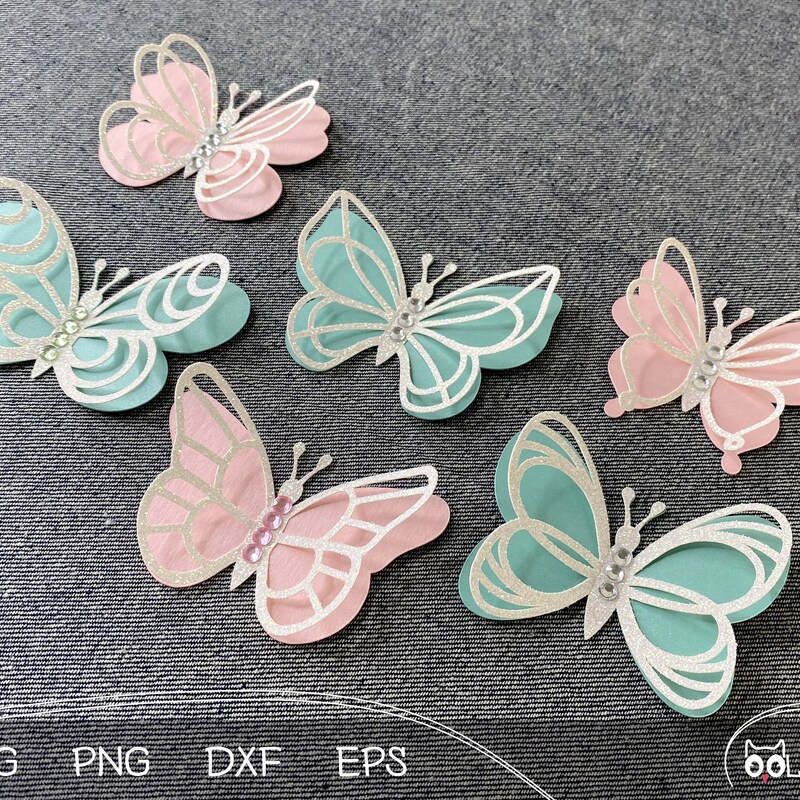 3d Paper Butterflies - Etsy