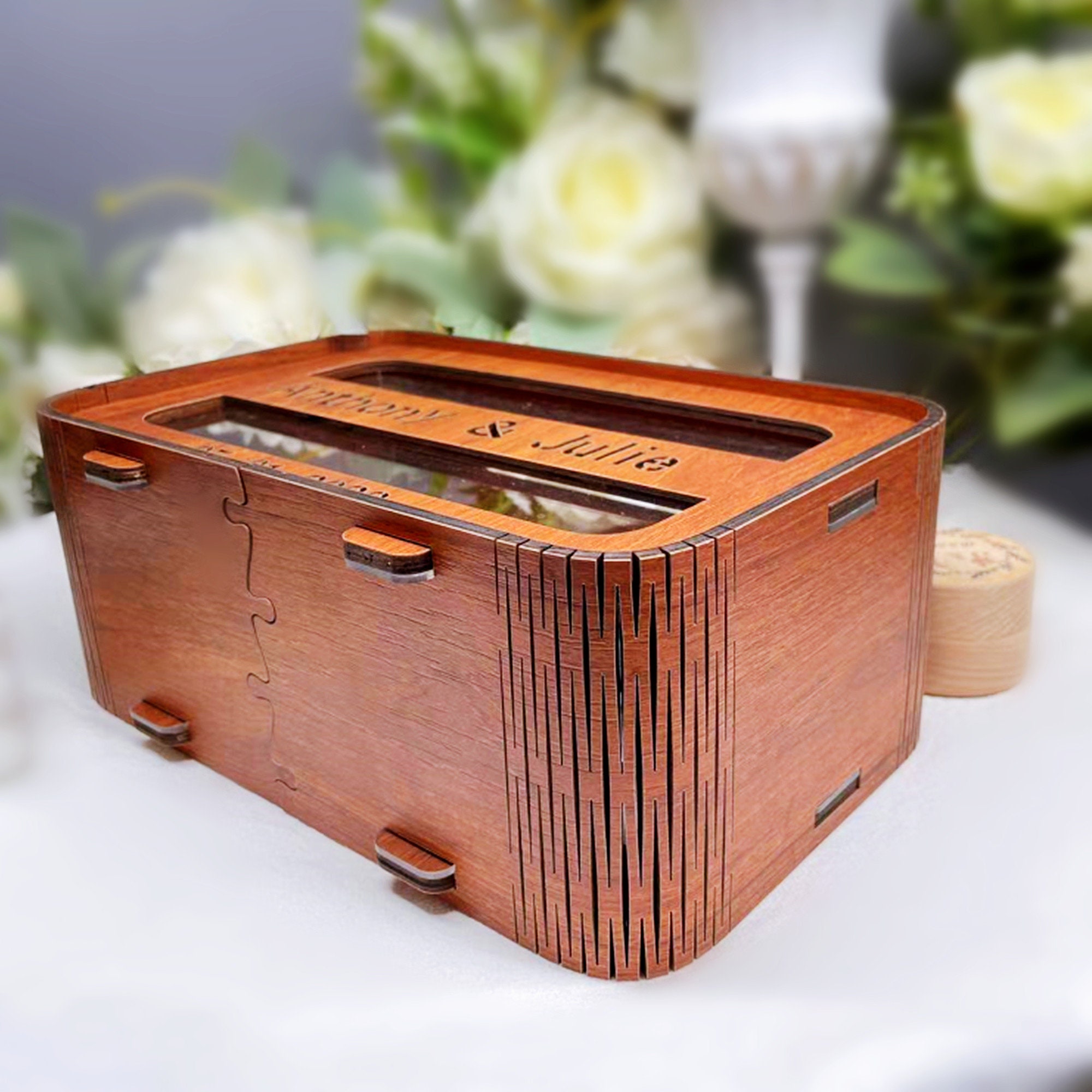 Personalized Wedding Card Box, Card Box for Wedding Reception, Custom ...