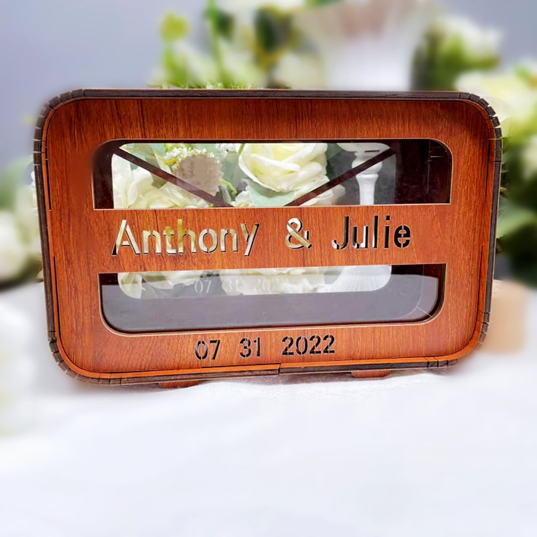 Personalized Wedding Card Box, Card Box for Wedding Reception, Custom ...