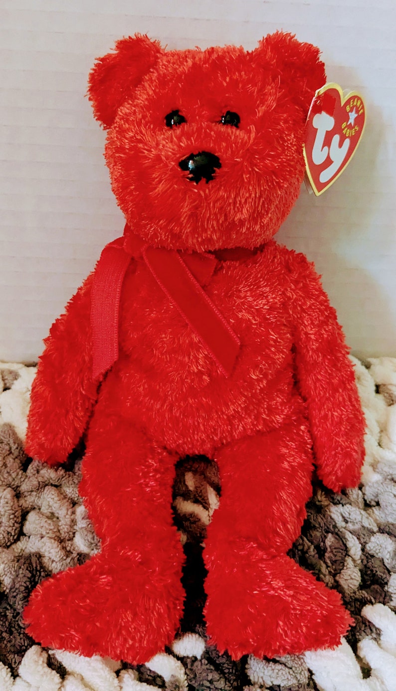 Retired TY Beanie Babies Choice of Bears Vintage Cashew Star Millenium ...