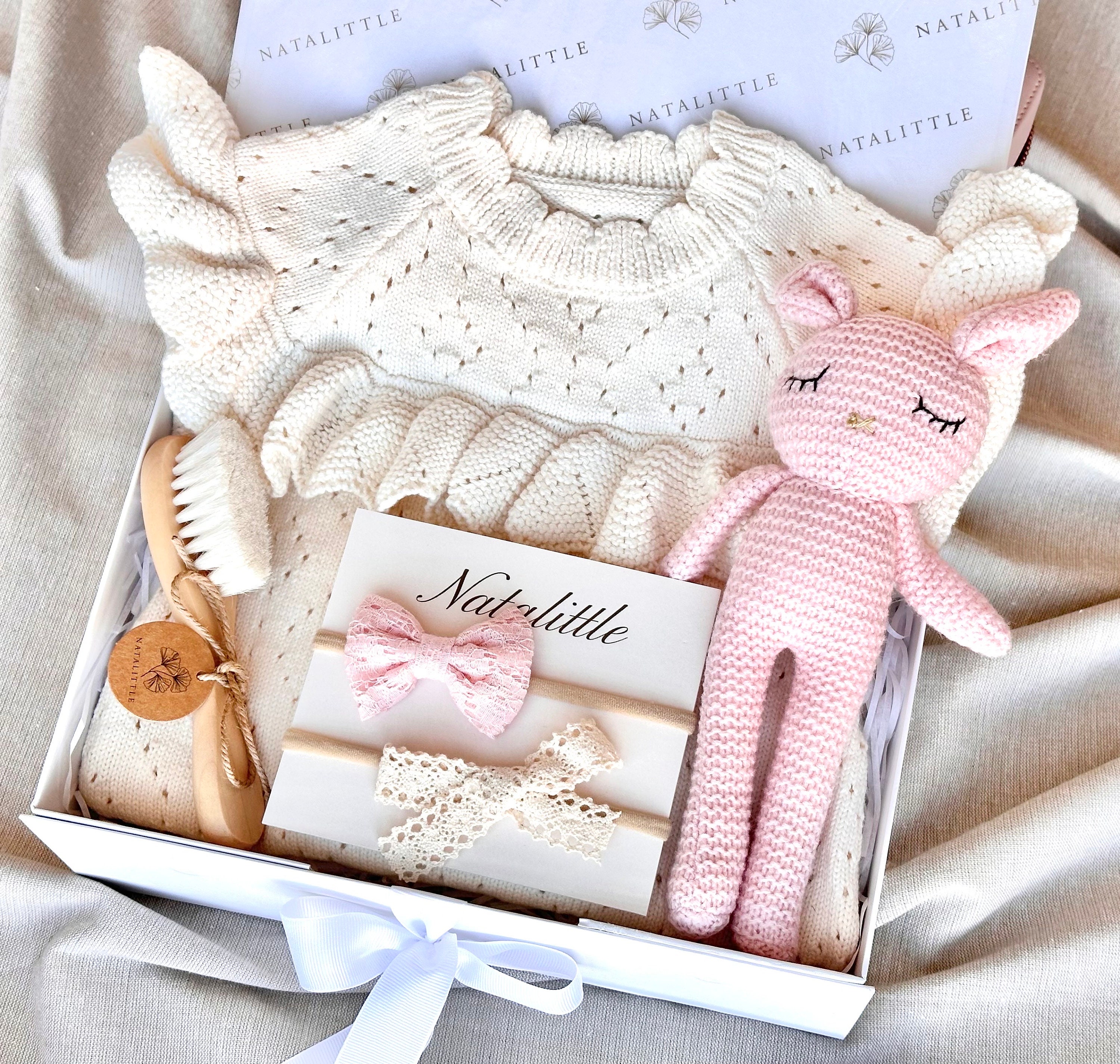 Personalized Baby Girl Gift Box, Baby Gift Set, Newborn Gift, Baby ...