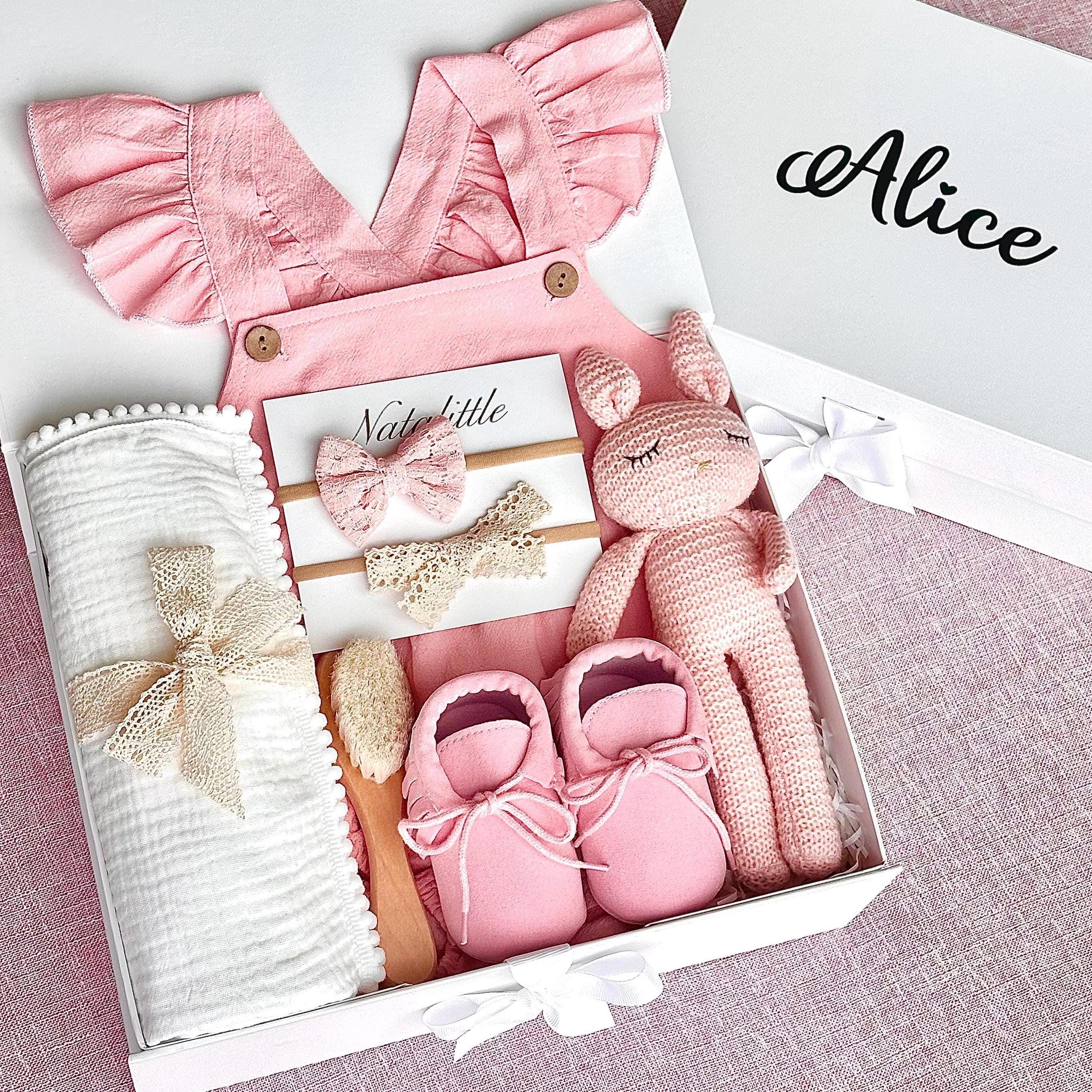 Personalized Baby Girl Gift Box Set, Newborn Essentials, Shower Gift - Etsy