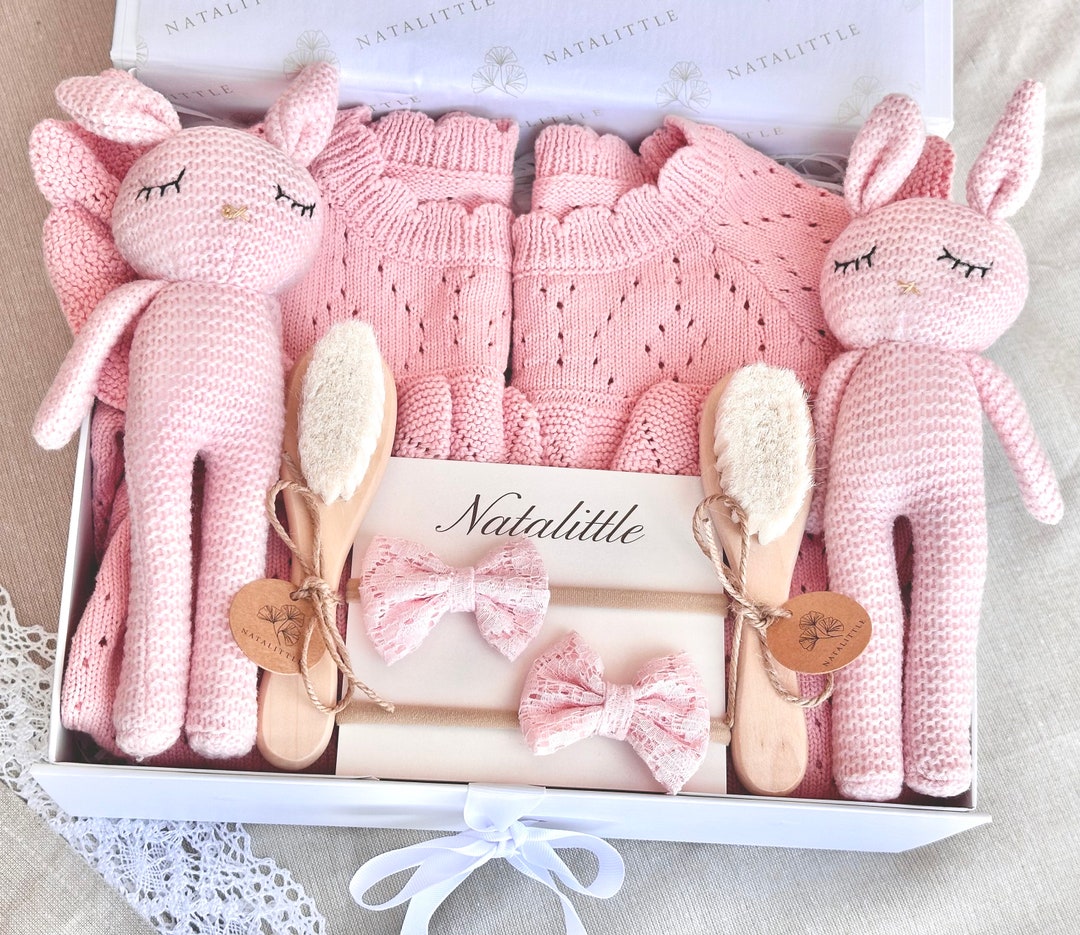 Personalized Twin Girls Gift Box, Twin Gift Box, Twin Babies Gift Set ...