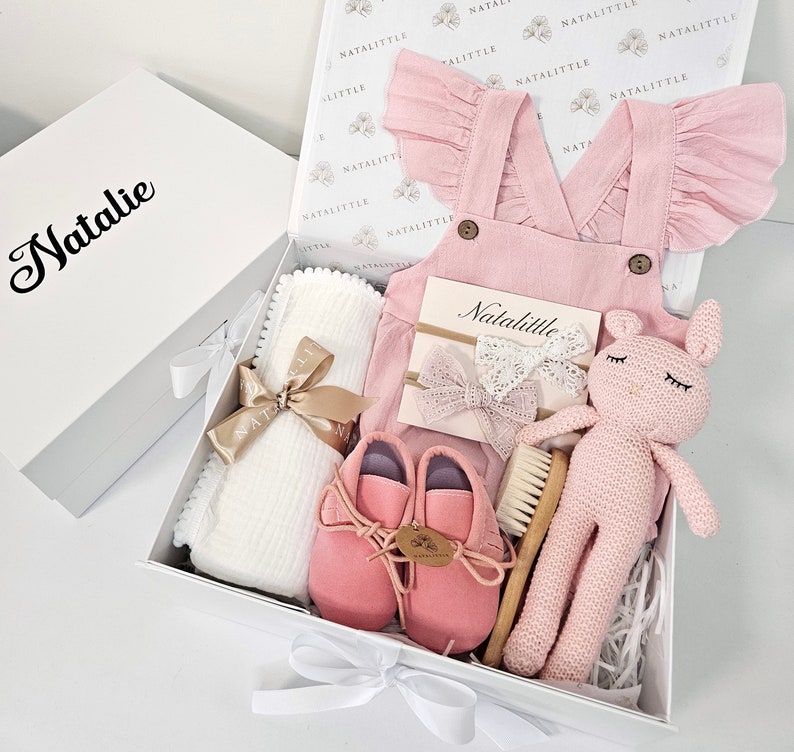 PERSONALIZED Baby Girl Gift Box Baby Girl Gift Box New - Etsy