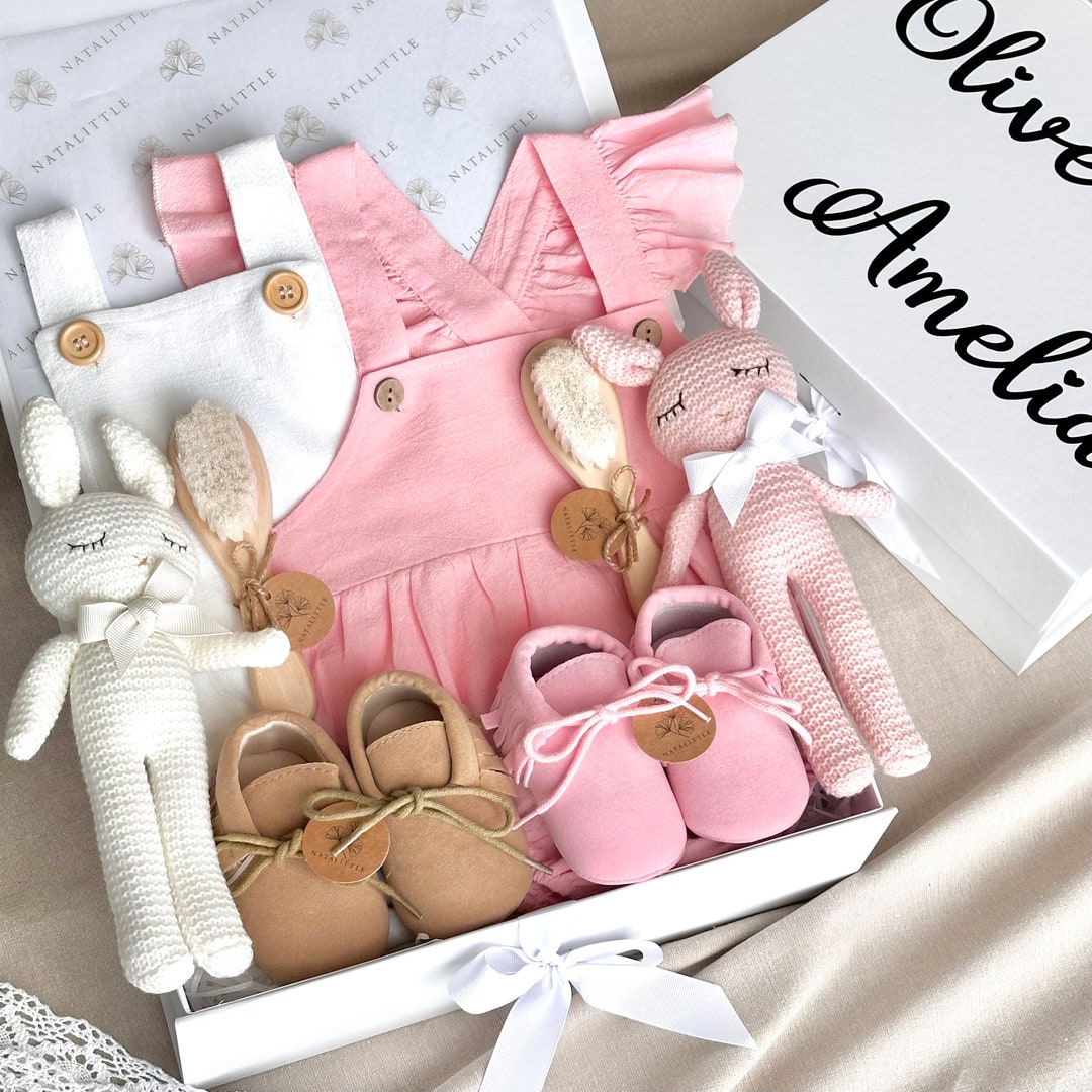 PERSONALIZED Twin Gift Box, Twin Babies Gift Box, Baby Shower Twin Gift ...