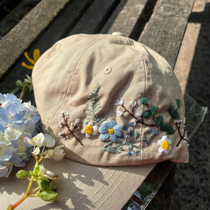 Flower Baseball Cap - Etsy