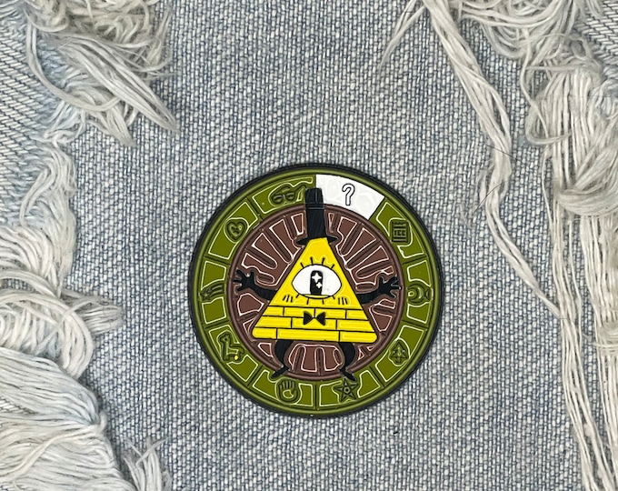 Pyramid Gravity Cipher Triangle Guy Cartoon Enamel Pin - Etsy